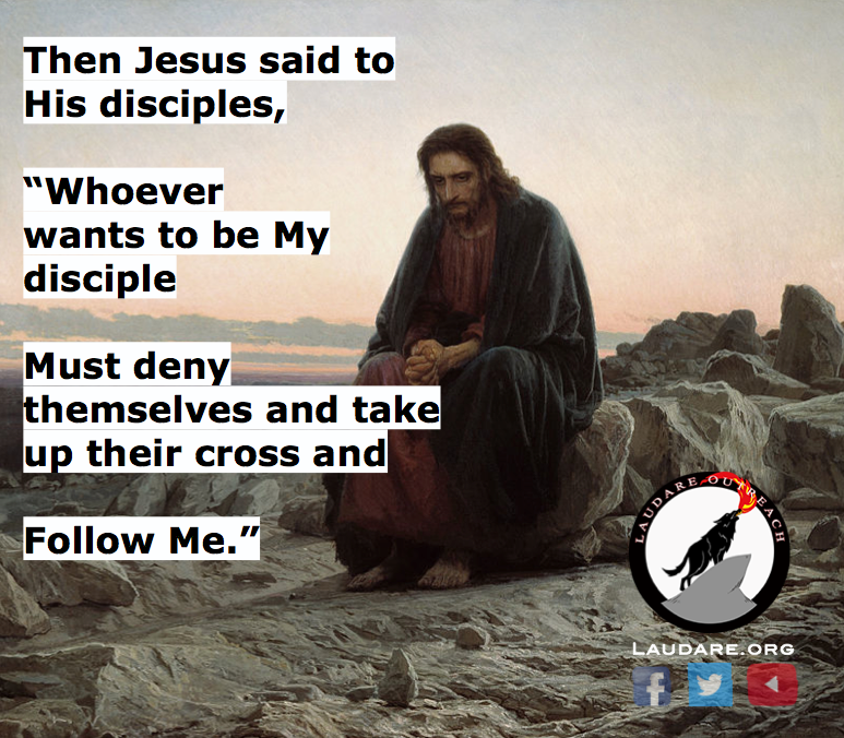 Sunday’s Gospel: Whoever does not carry his own cross and come after me ...